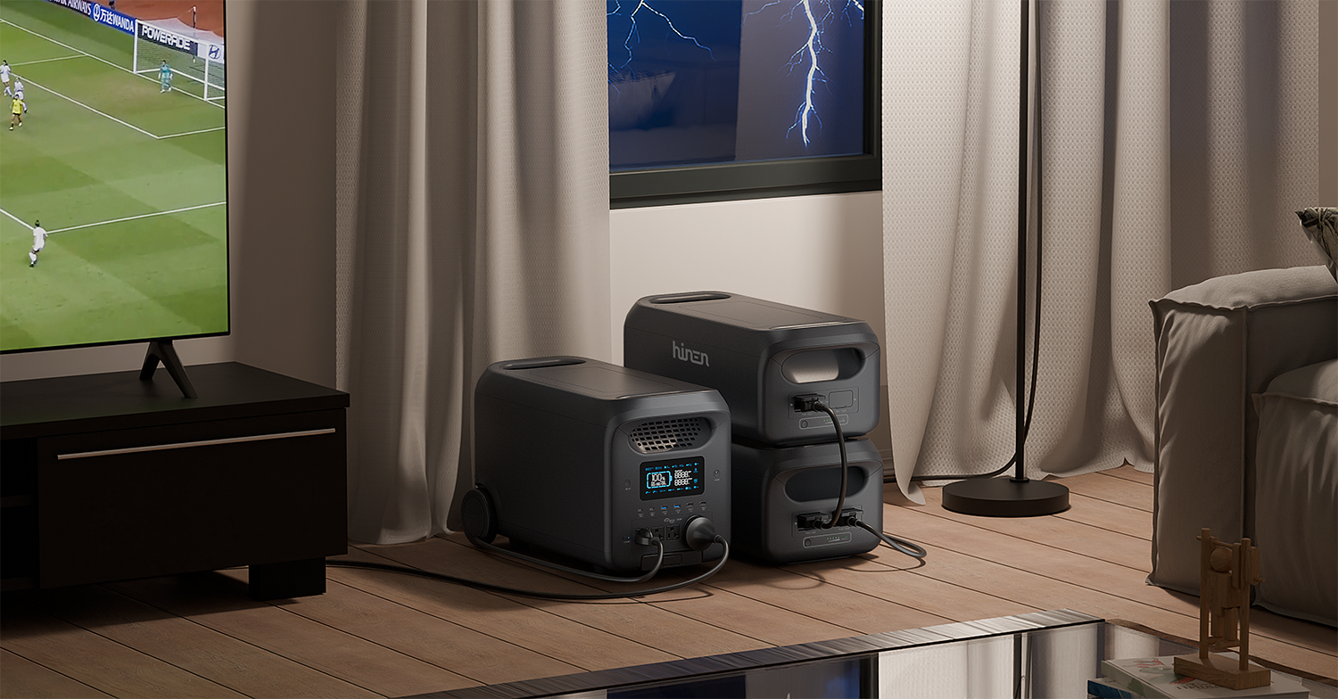 How the Hinen Portable Power Station Provides Reliable Home Backup Power